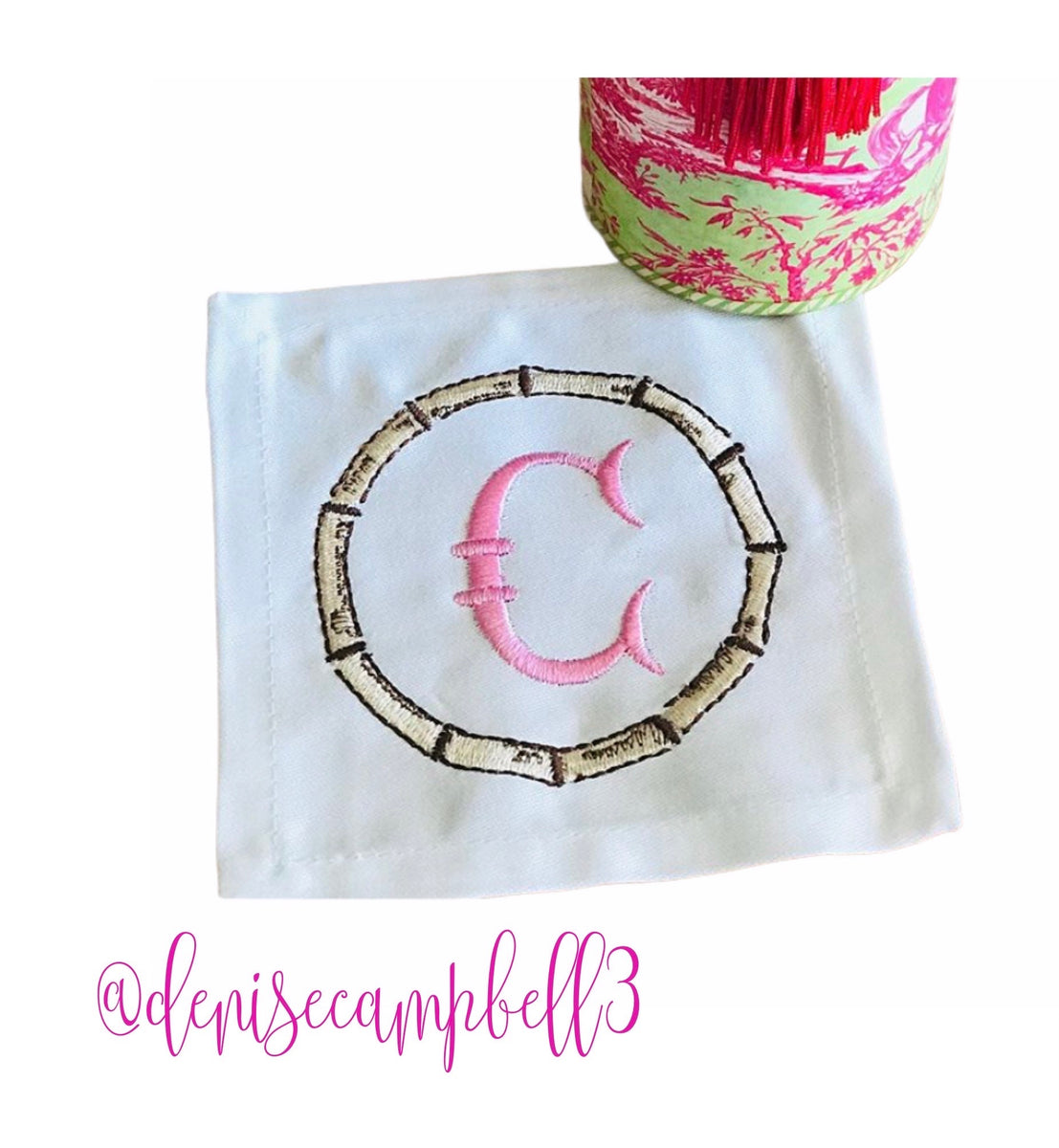 Bamboo Circle Frame Embroidery Design – HERRINGTON DESIGN