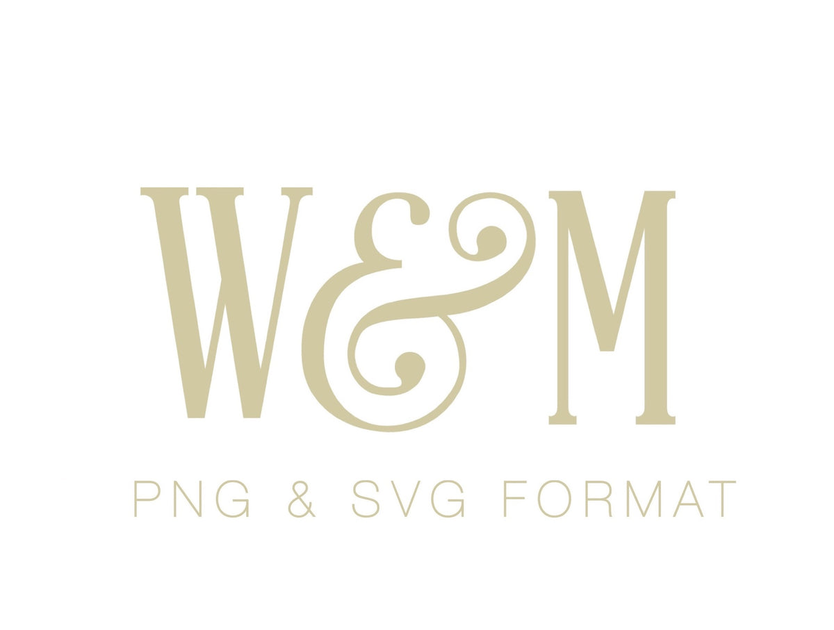 Reynolds Monogram PNG & SVG Monogram Font – HERRINGTON DESIGN