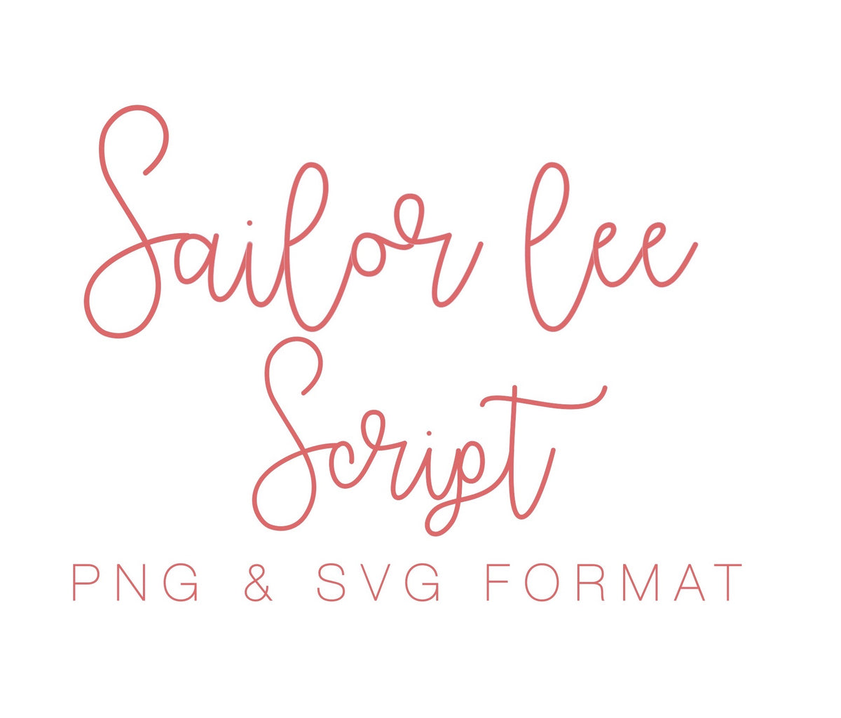 Sailor Lee Monogram PNG PDF SVG Monogram Font – HERRINGTON DESIGN